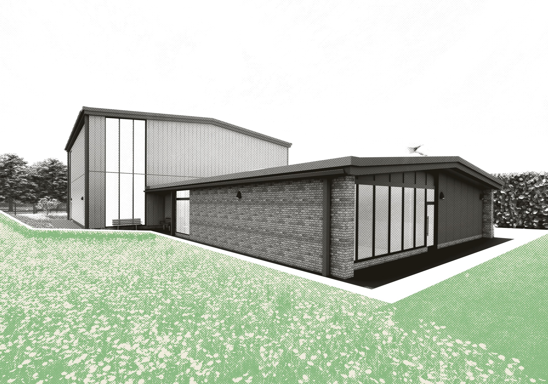 Lungfish | Lyng Hall School, Sports Hall